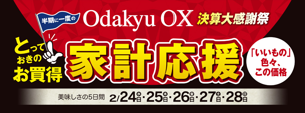 今週のおすすめ商品｜Odakyu OX